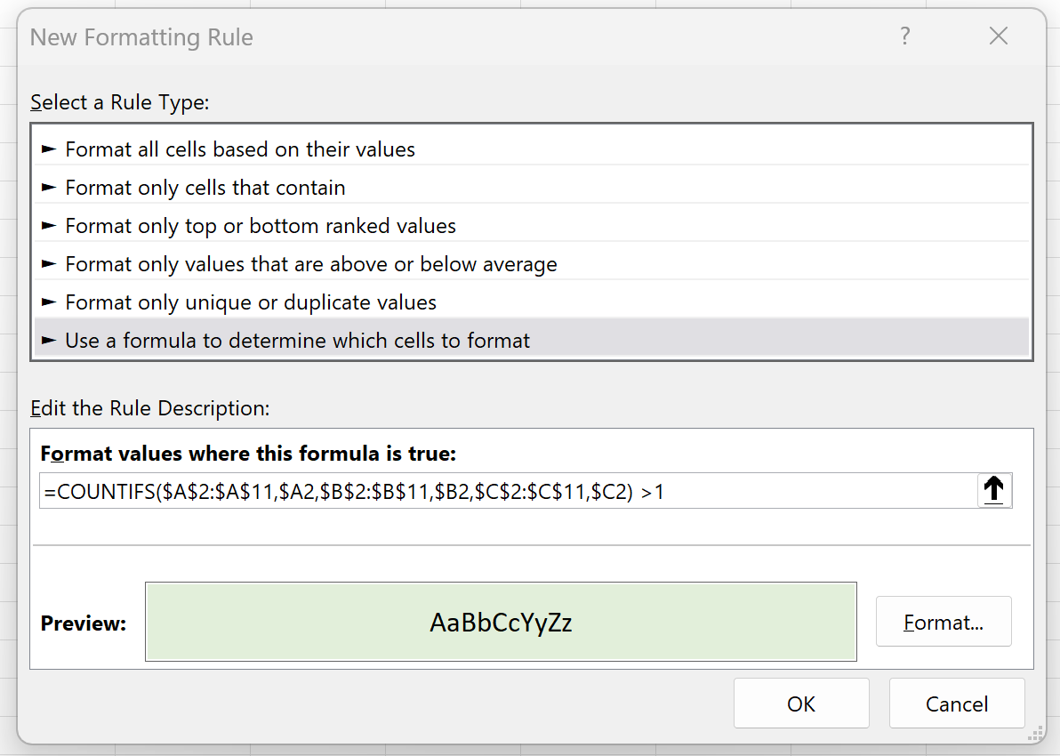 BEST Way To Highlight Duplicate Rows In Excel With Example 