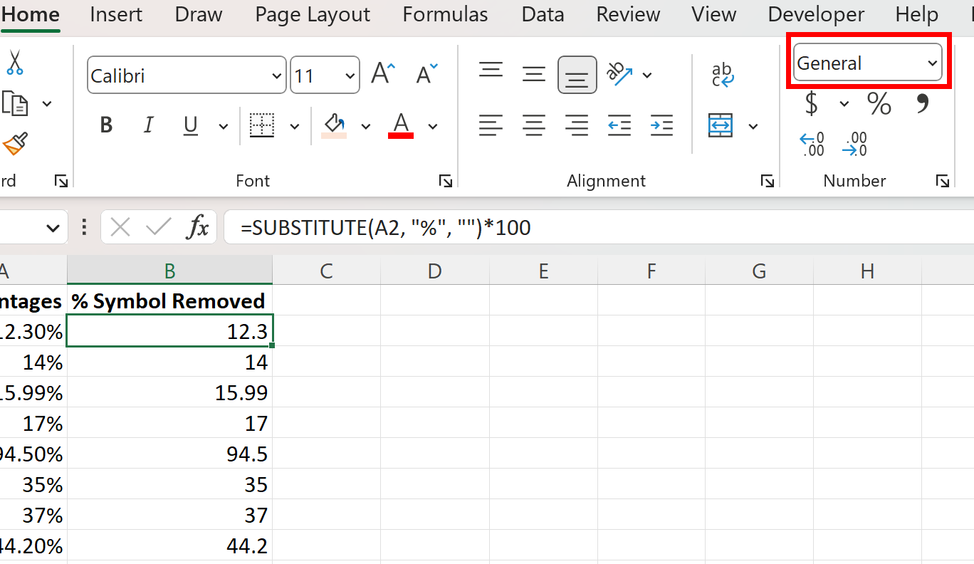 best-way-to-remove-percentage-symbol-in-excel-with-example