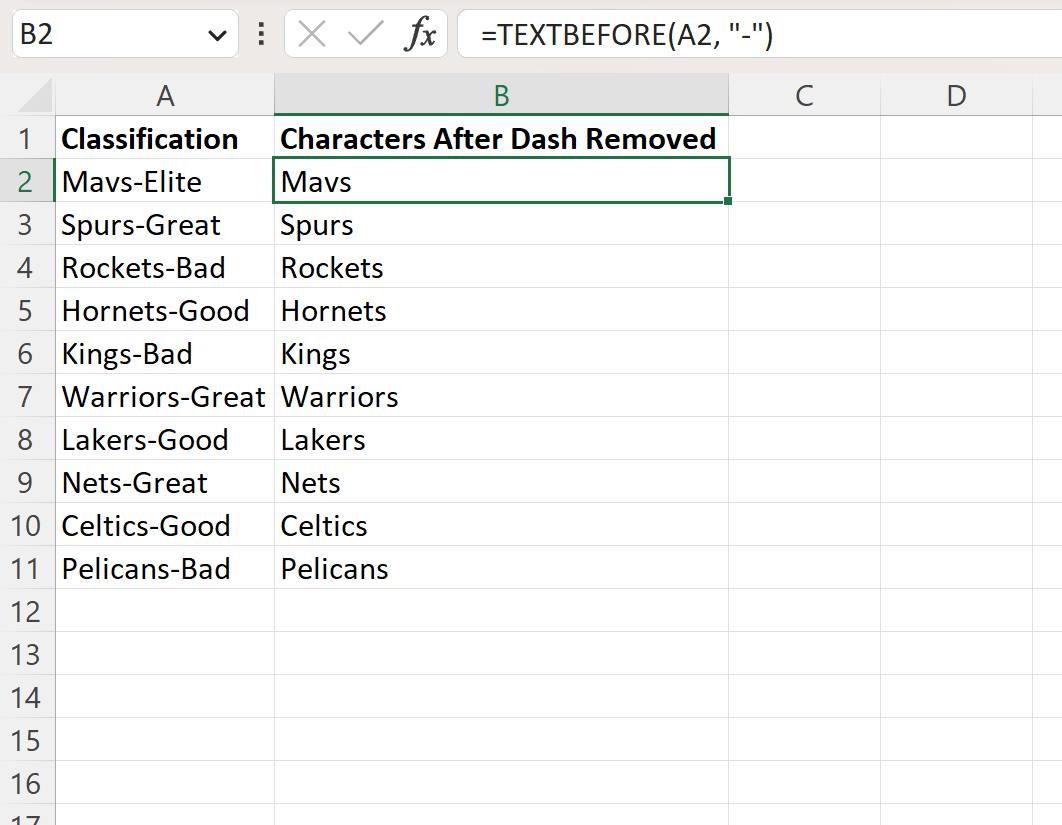 Learn How To Remove Characters After A Dash In Excel - PSYCHOLOGICAL ...