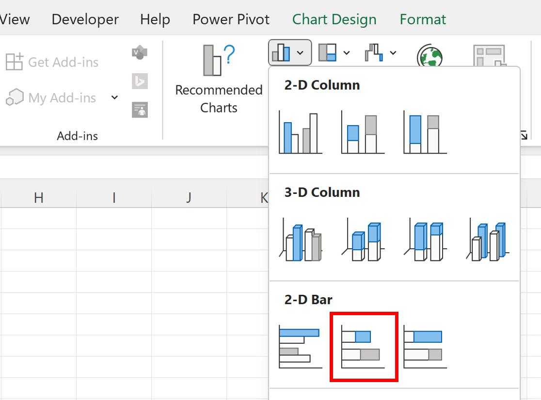 How To Create Stacked Bar Charts With Subcategories In Microsoft Excel ...