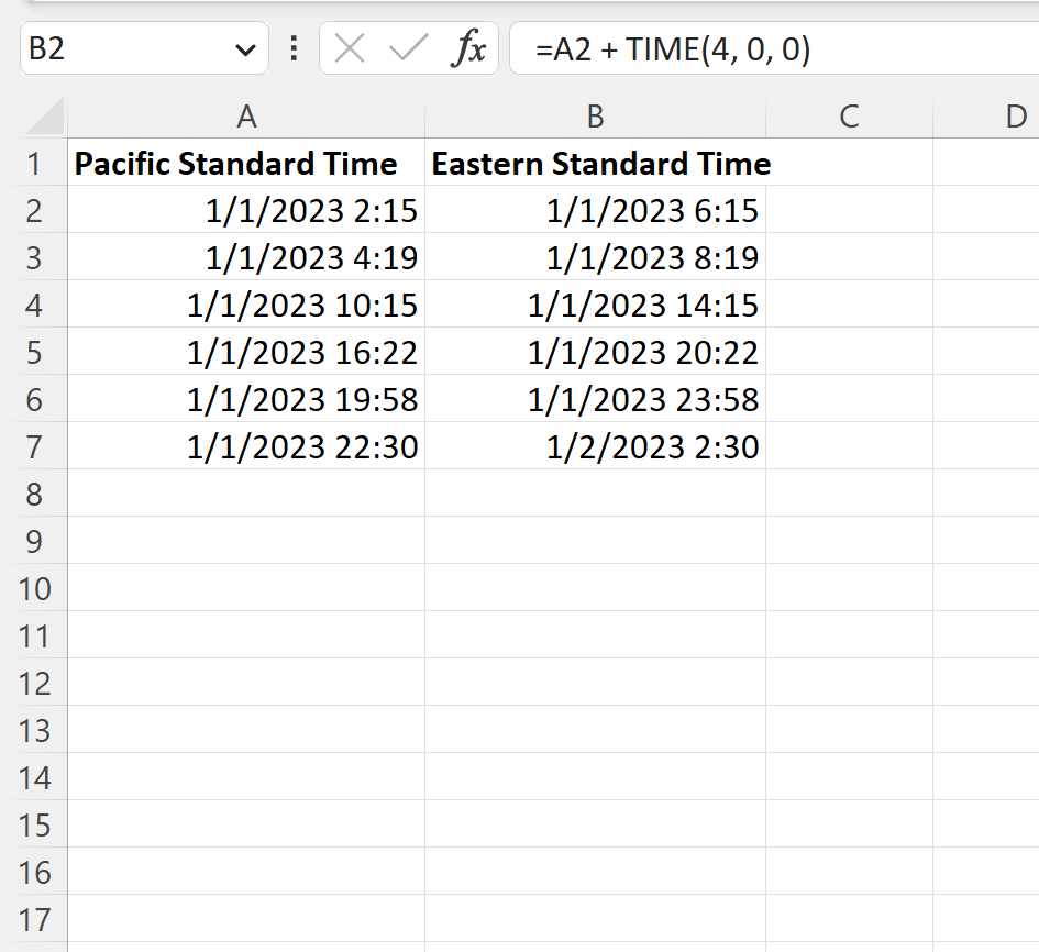 Learn How To Convert Time Zones In Excel: A Step-by-Step Guide ...