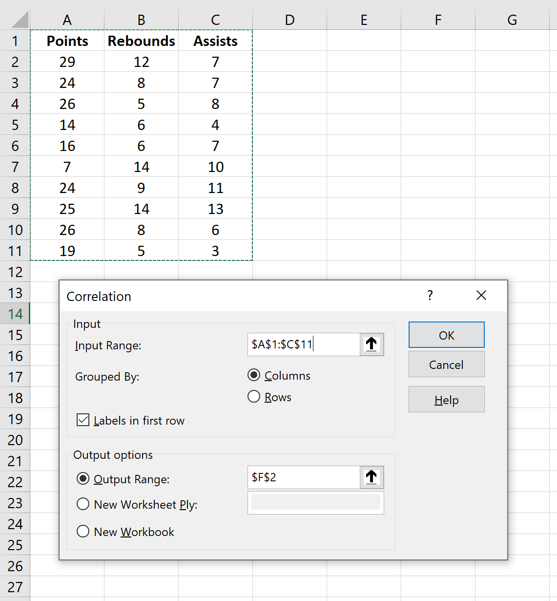 A Comprehensive Guide To Correlation Matrices In Excel - PSYCHOLOGICAL ...