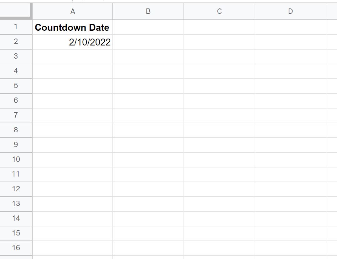 Learn To Build A Countdown Timer In Google Sheets - PSYCHOLOGICAL ...
