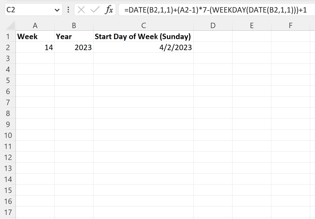 Learn How To Convert Week Numbers To Dates In Excel - PSYCHOLOGICAL ...