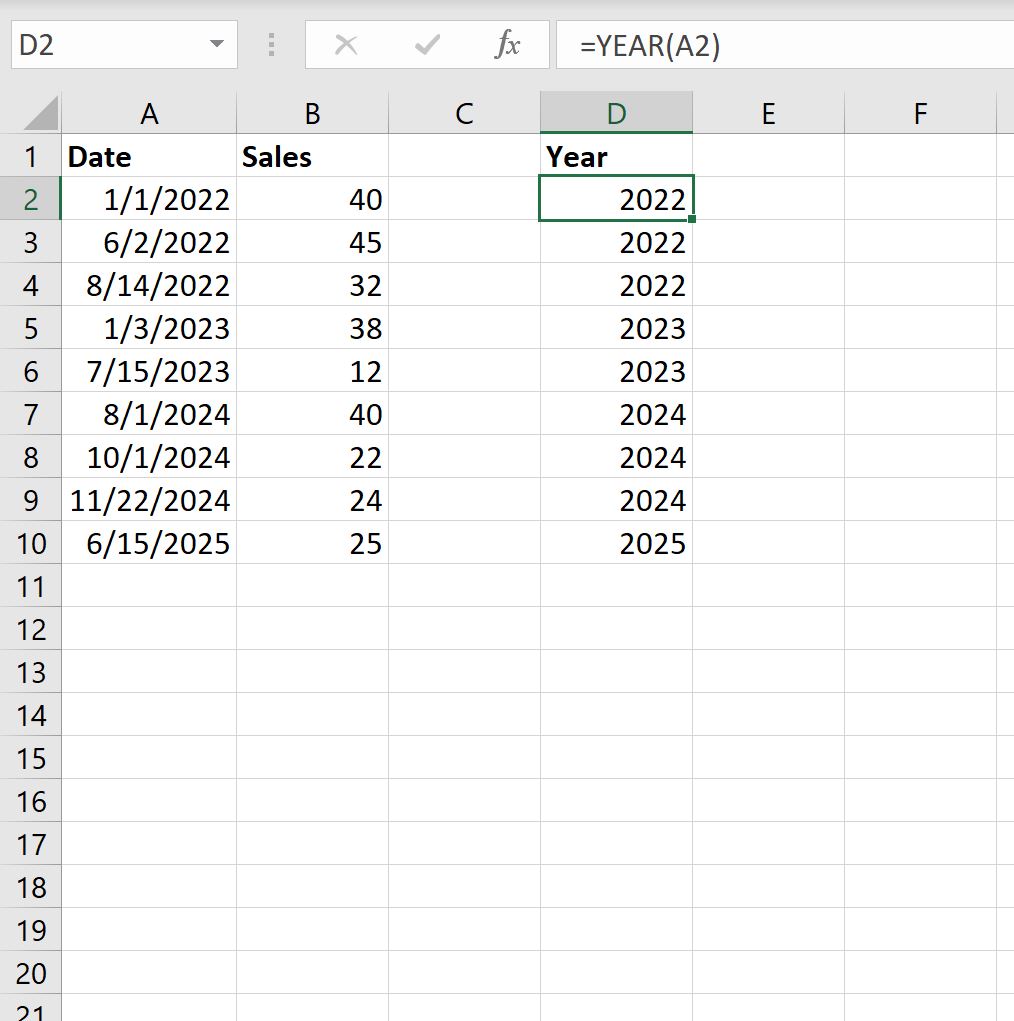 Learning To Calculate Yearly Sums In Excel: A Step-by-Step Guide ...