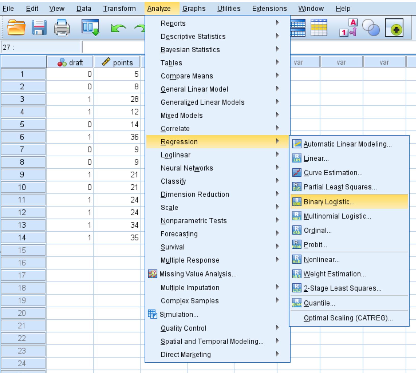Learning Logistic Regression With SPSS: A Step-by-Step Tutorial ...