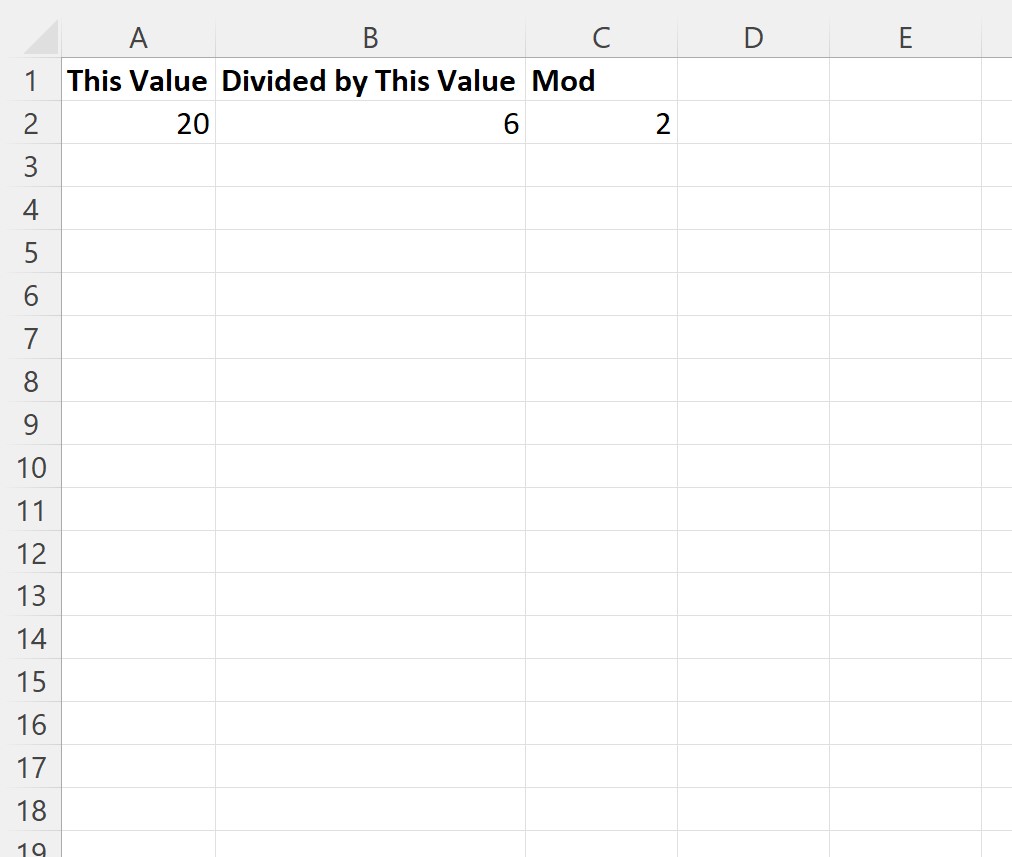 Learning VBA: A Comprehensive Guide To The MOD Operator For Remainder ...