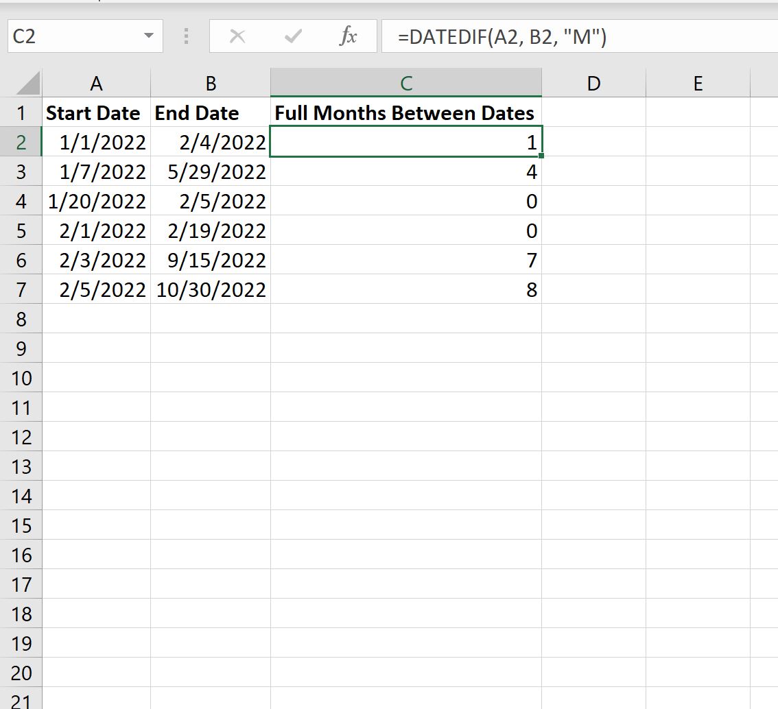 Calculating Date Durations: A Guide To Finding The Number Of Months ...