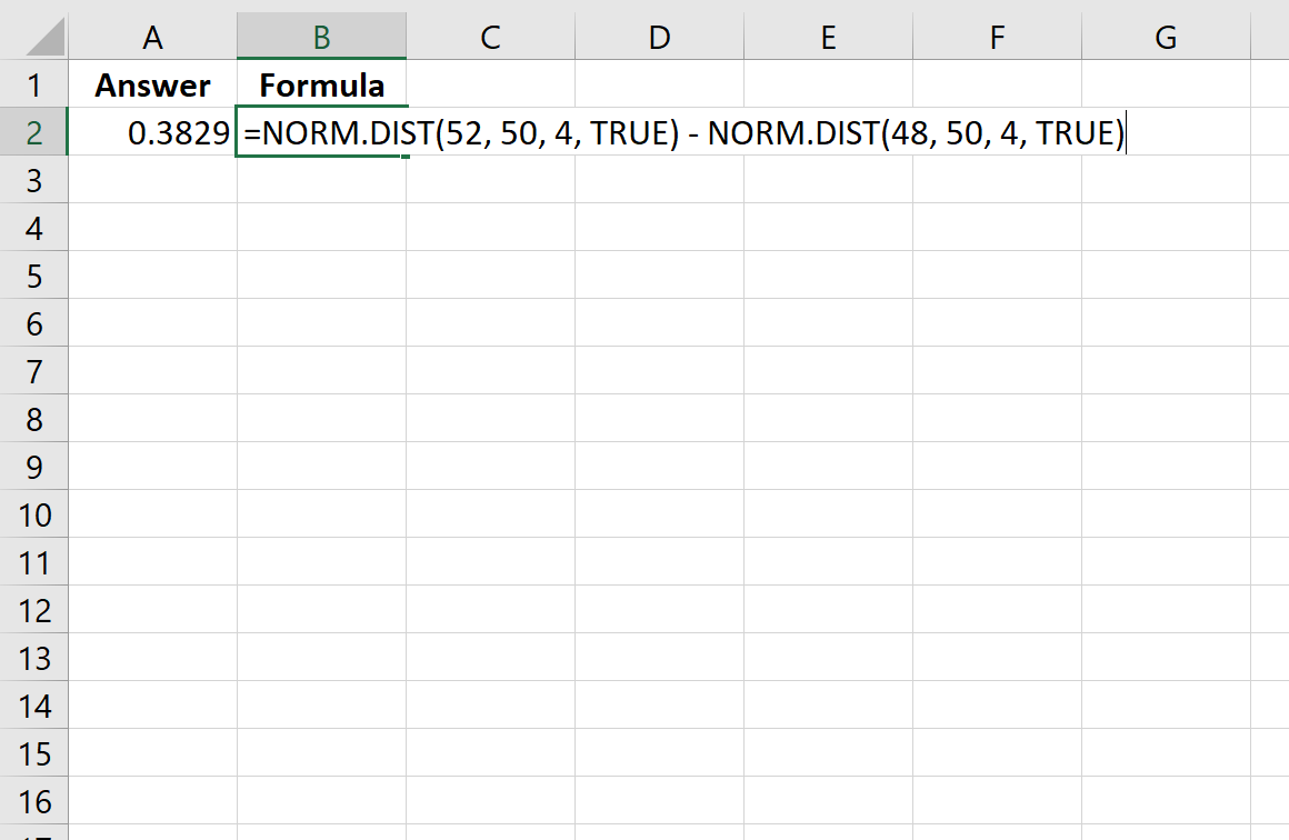 Learning To Calculate Normal Distribution Probabilities Using Excel's ...