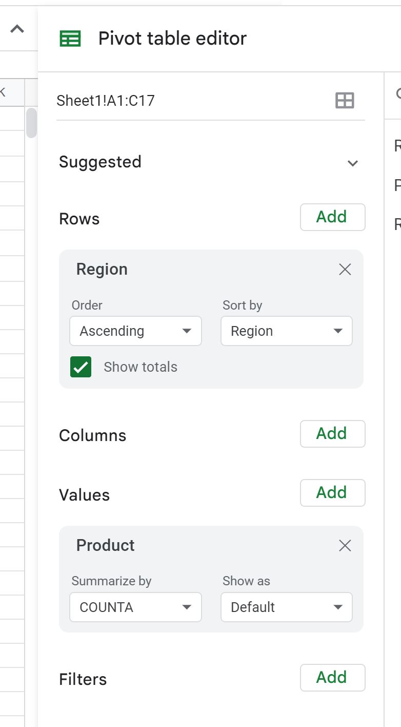 Google Sheets: Create Pivot Table with Unique Counts - PSYCHOLOGICAL ...