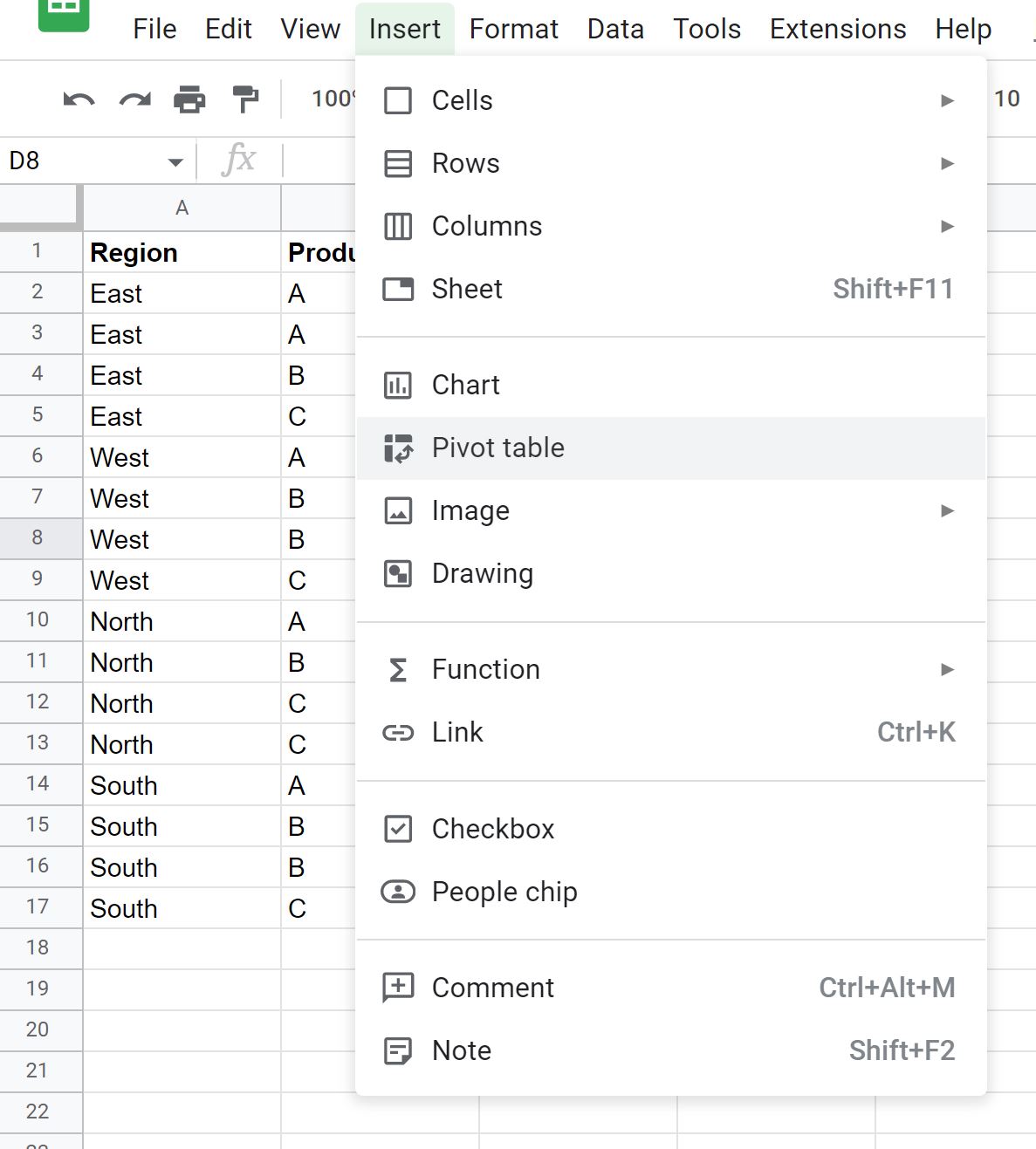 Google Sheets: Add Calculated Field in Pivot Table - PSYCHOLOGICAL ...