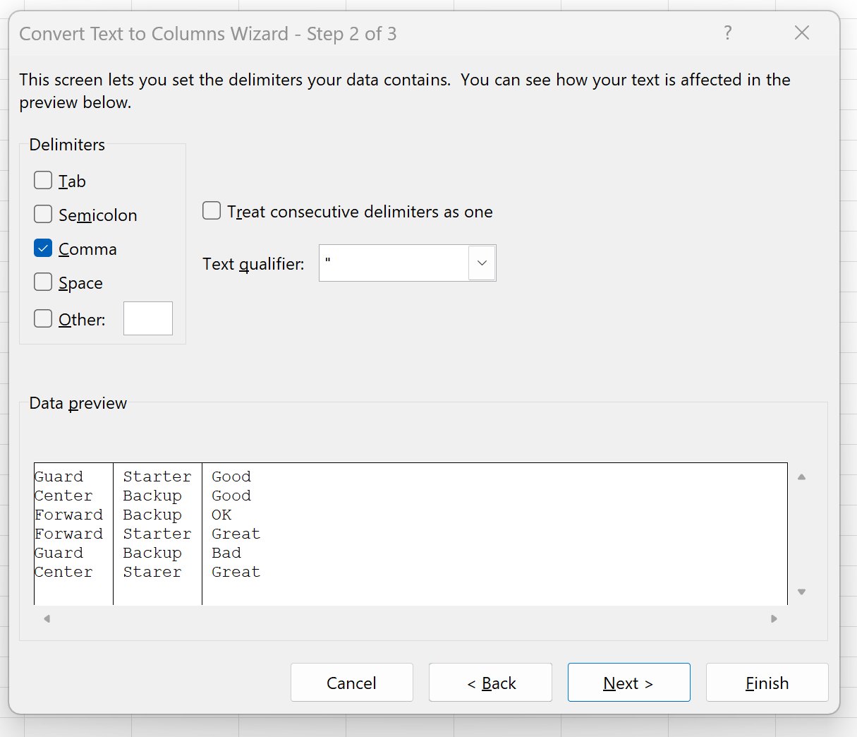 How To Split Text Strings By Commas In Excel: A Step-by-Step Guide - PSYCHOLOGICAL STATISTICS