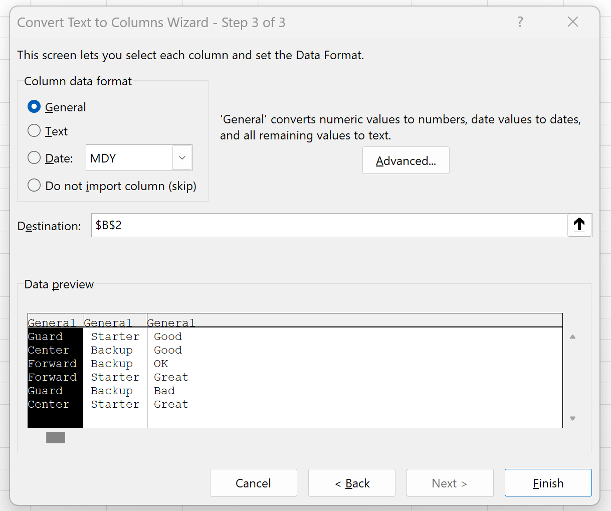 Learning To Split Text Strings By Commas In Excel - PSYCHOLOGICAL STATISTICS