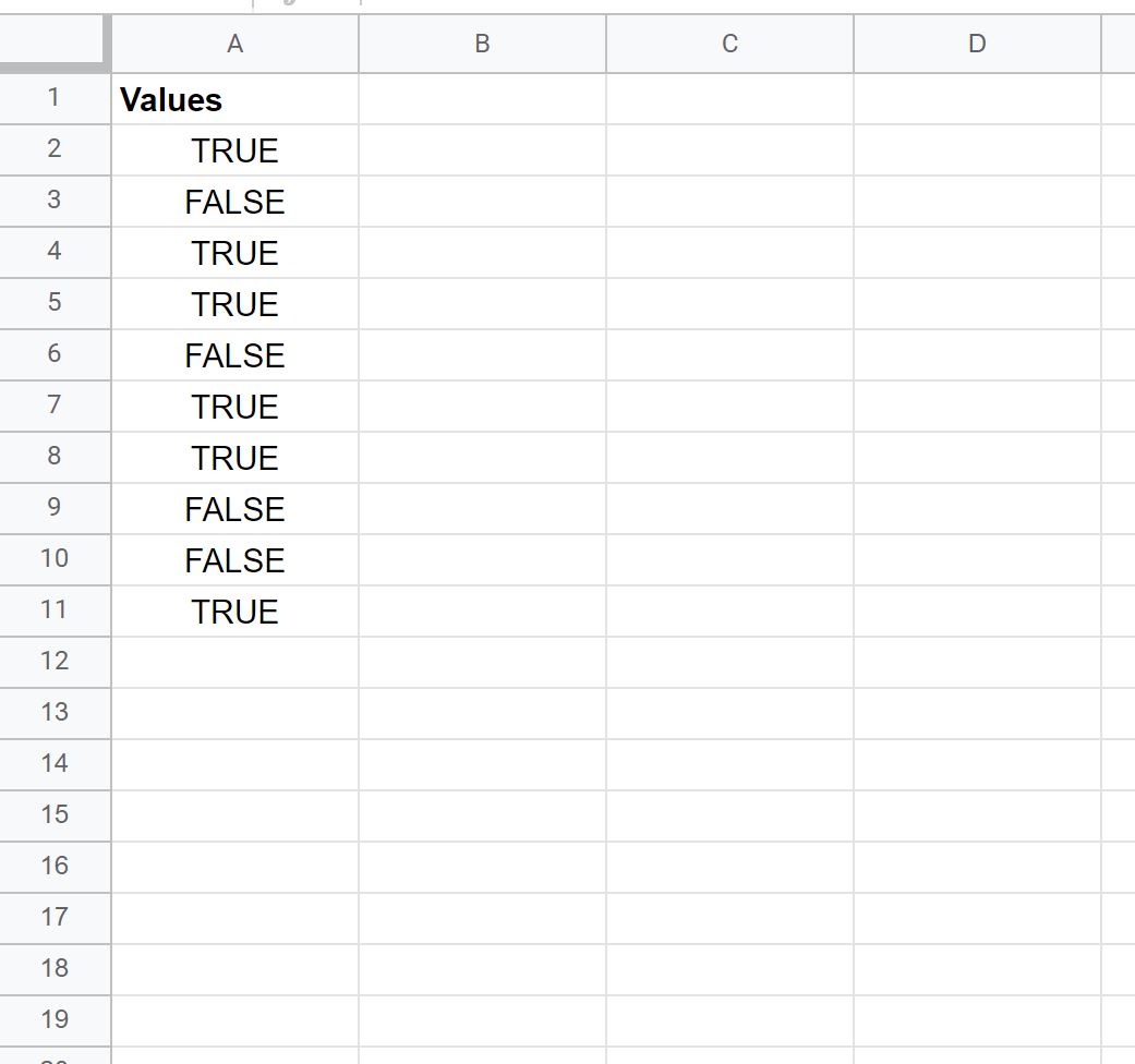 COUNT IF True In Google Sheets - PSYCHOLOGICAL STATISTICS