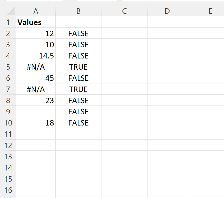 Use IsNA in VBA (With Examples) - PSYCHOLOGICAL STATISTICS