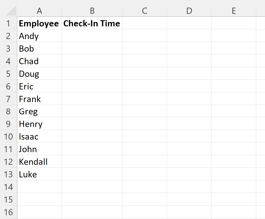 Enter Time In Excel With Examples 