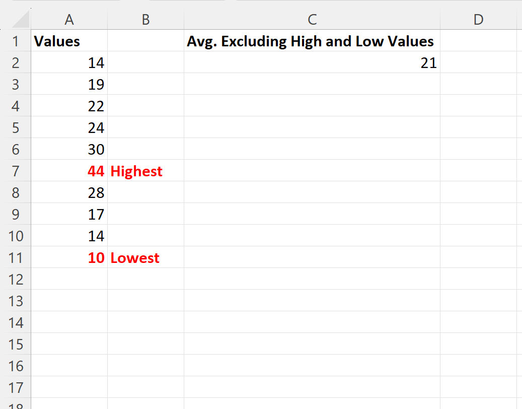 Calculating Averages In Excel: Excluding Outliers For Accurate Analysis ...