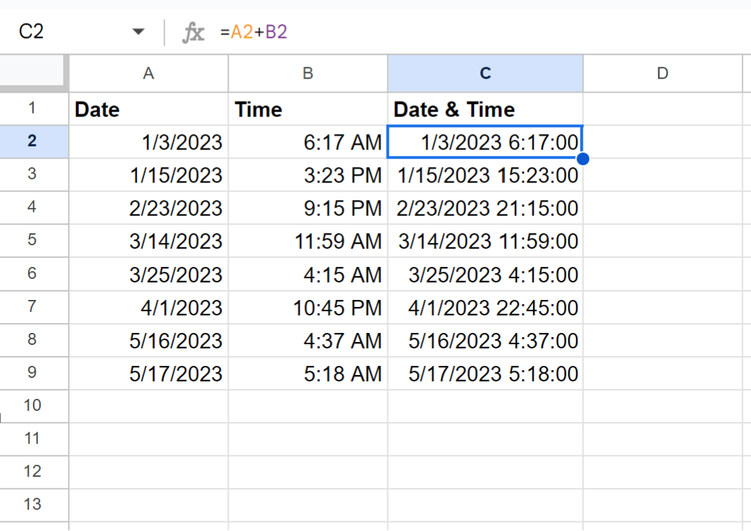 Combining Date And Time In Google Sheets: A Step-by-Step Guide ...