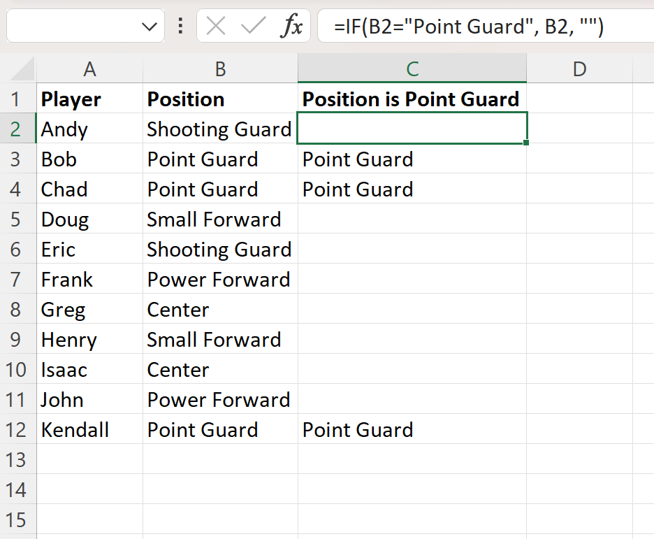 Using Excel's IF Function To Check For Text Within A Cell And Return A ...