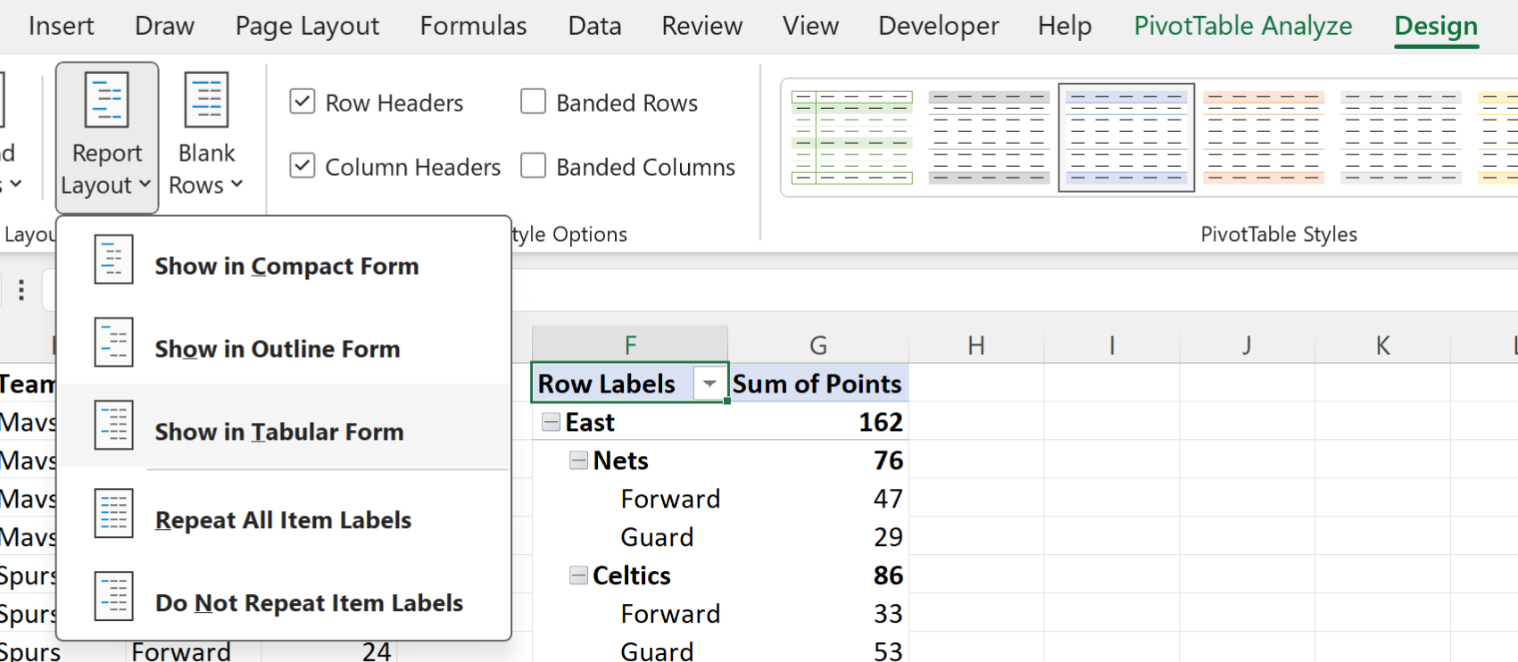 best-way-to-excel-show-row-labels-on-same-line-in-pivot-table