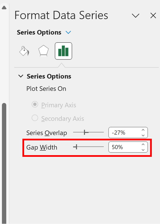 Learn How To Increase Bar Width In Excel Charts - PSYCHOLOGICAL STATISTICS