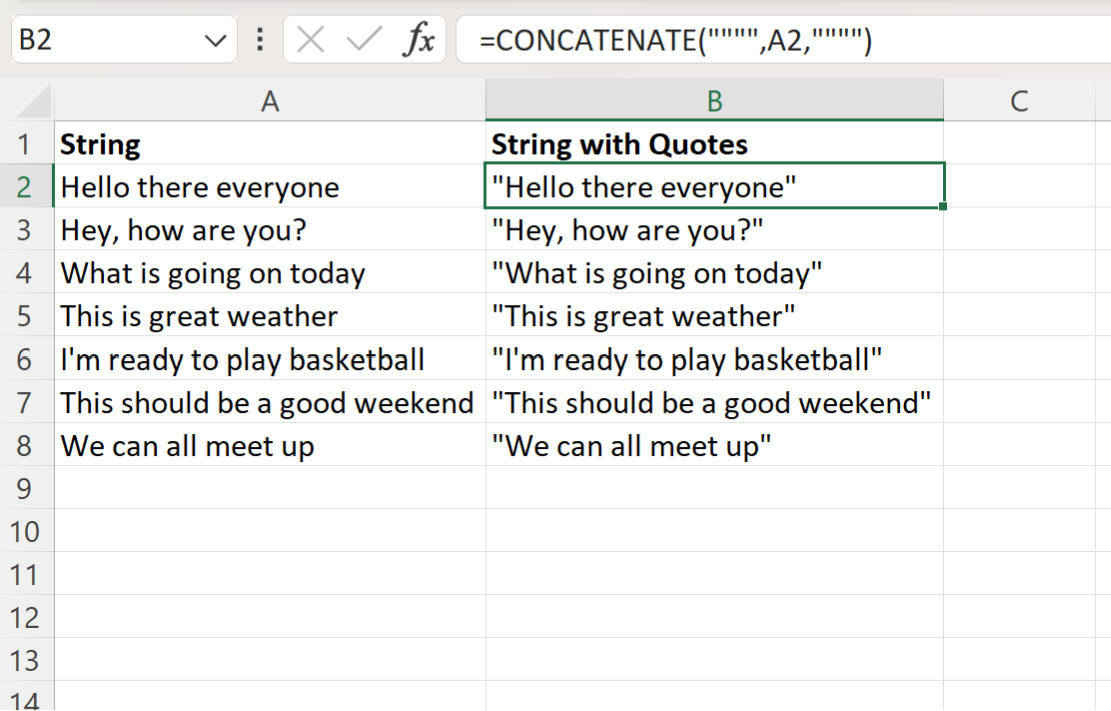 Learn How To Use Double Quotes In Excel Formulas - PSYCHOLOGICAL STATISTICS
