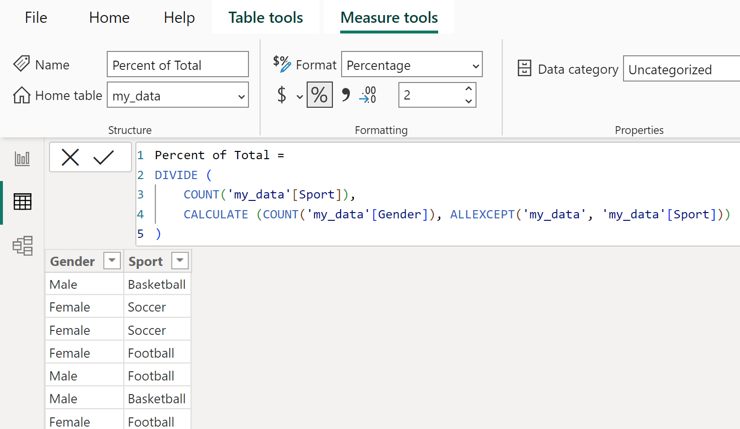 Learning To Visualize Percentages In Power BI Stacked Column Charts ...