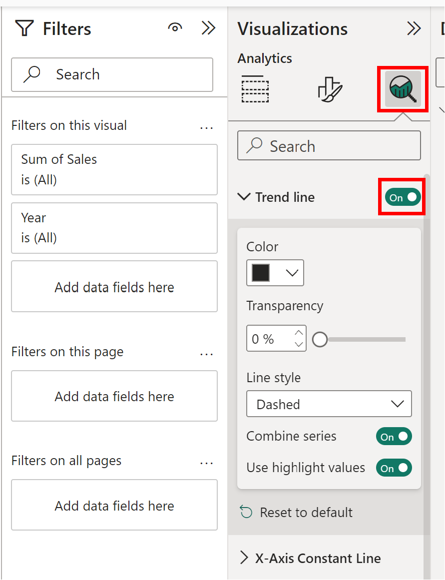 Learning To Add Trend Lines To Line Charts In Power BI - PSYCHOLOGICAL ...