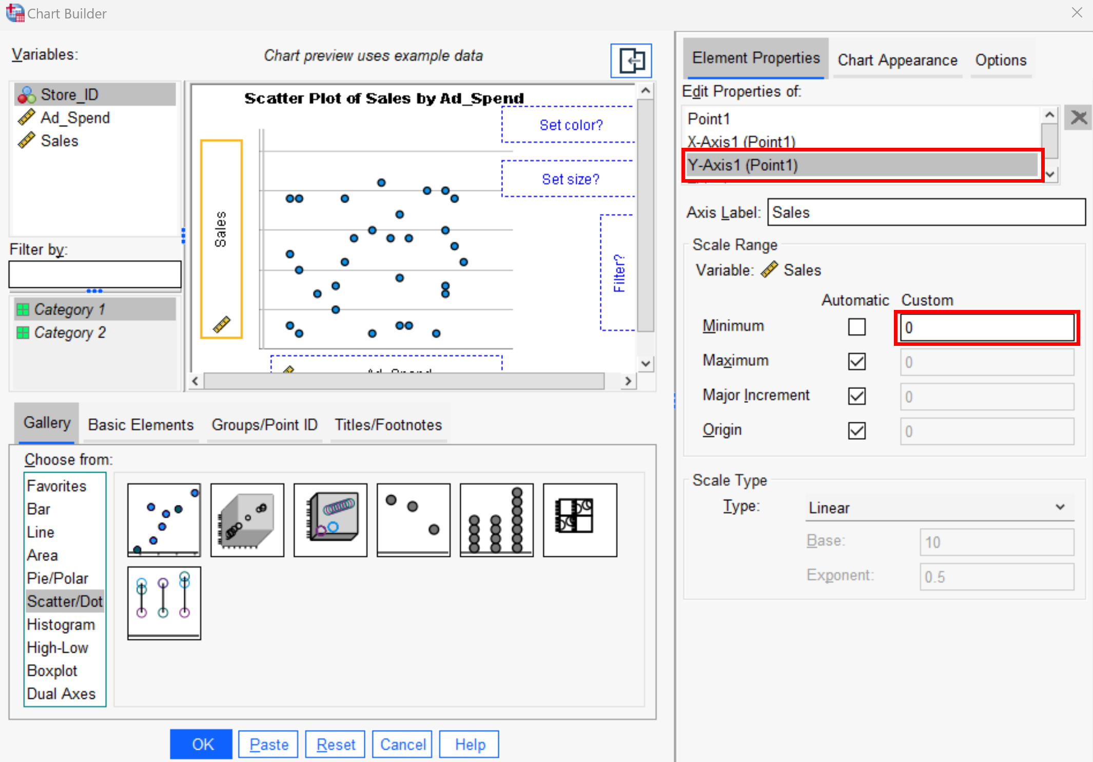 Learning To Create Scatterplots With Regression Lines In SPSS ...