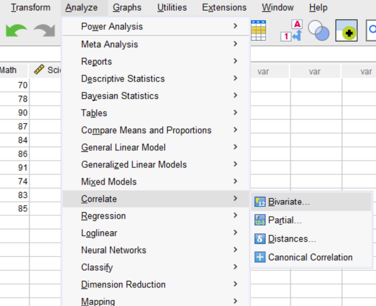 Calculate Spearman Rank Correlation in SPSS - PSYCHOLOGICAL STATISTICS